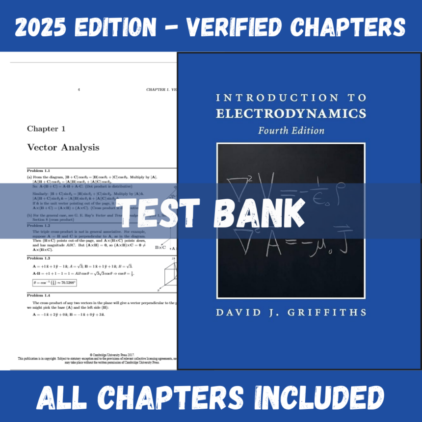 Solution Manual – Introduction to Electrodynamics, 4th Edition (David J ... Solution Manual – Introduction to Electrodynamics, 4th Edition (David J ...